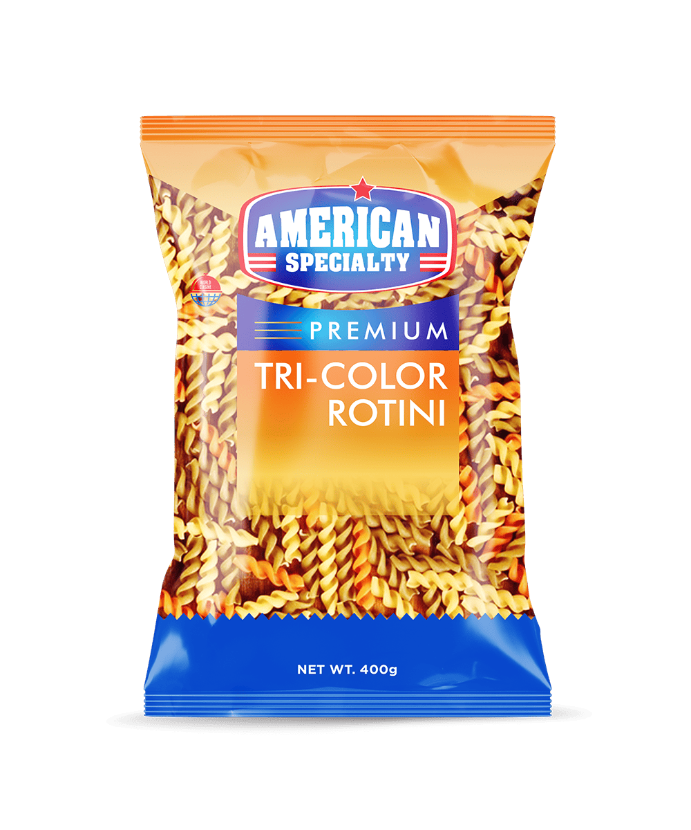 Tri-Color Rotini – American Specialty Foods Co – The Finest Specialty Foods